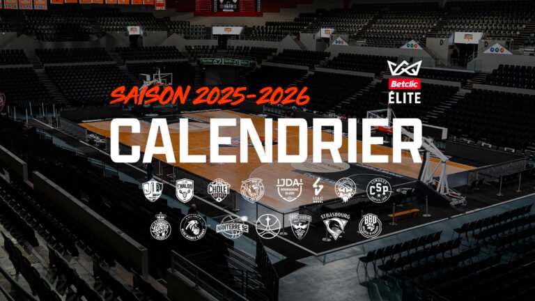 Calendrier Betclic Elite 2025-2026 : toutes les infos